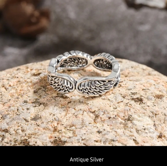 Jewelry | Free Vintage Angel Wings Feather Ring | Poshmark